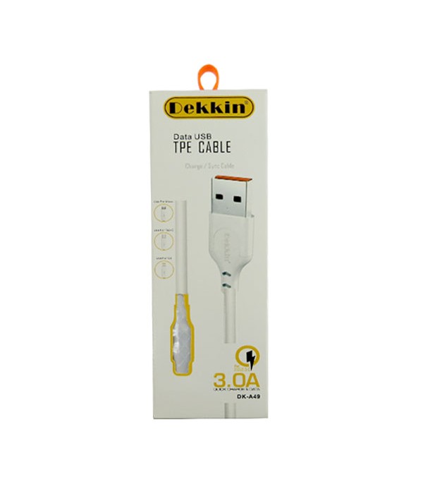 Cable Micro USB 1m 3A DEKKIN DK-A49