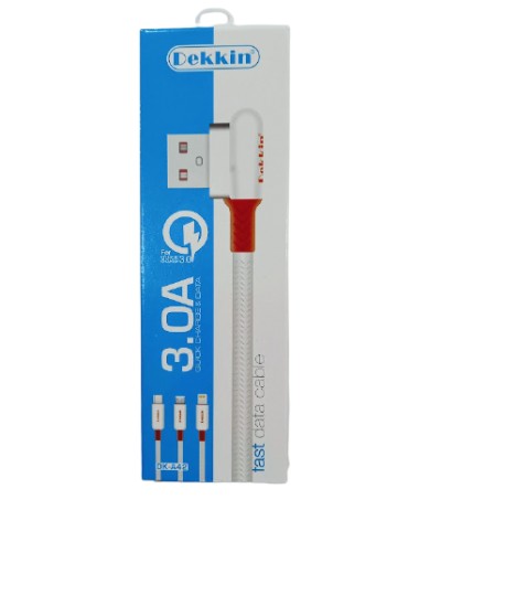 Cable Micro USB 1m 3A DEKKIN DK-A42