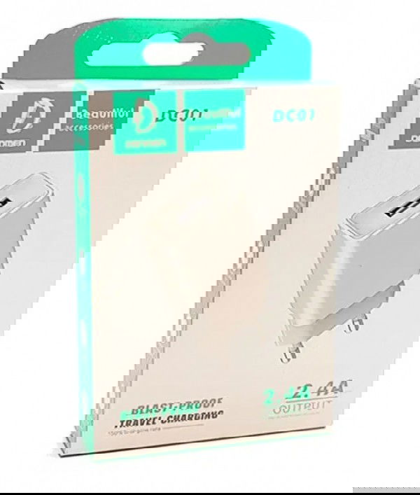 Adaptateur Secteur USB 2.4A DENMEN DC01